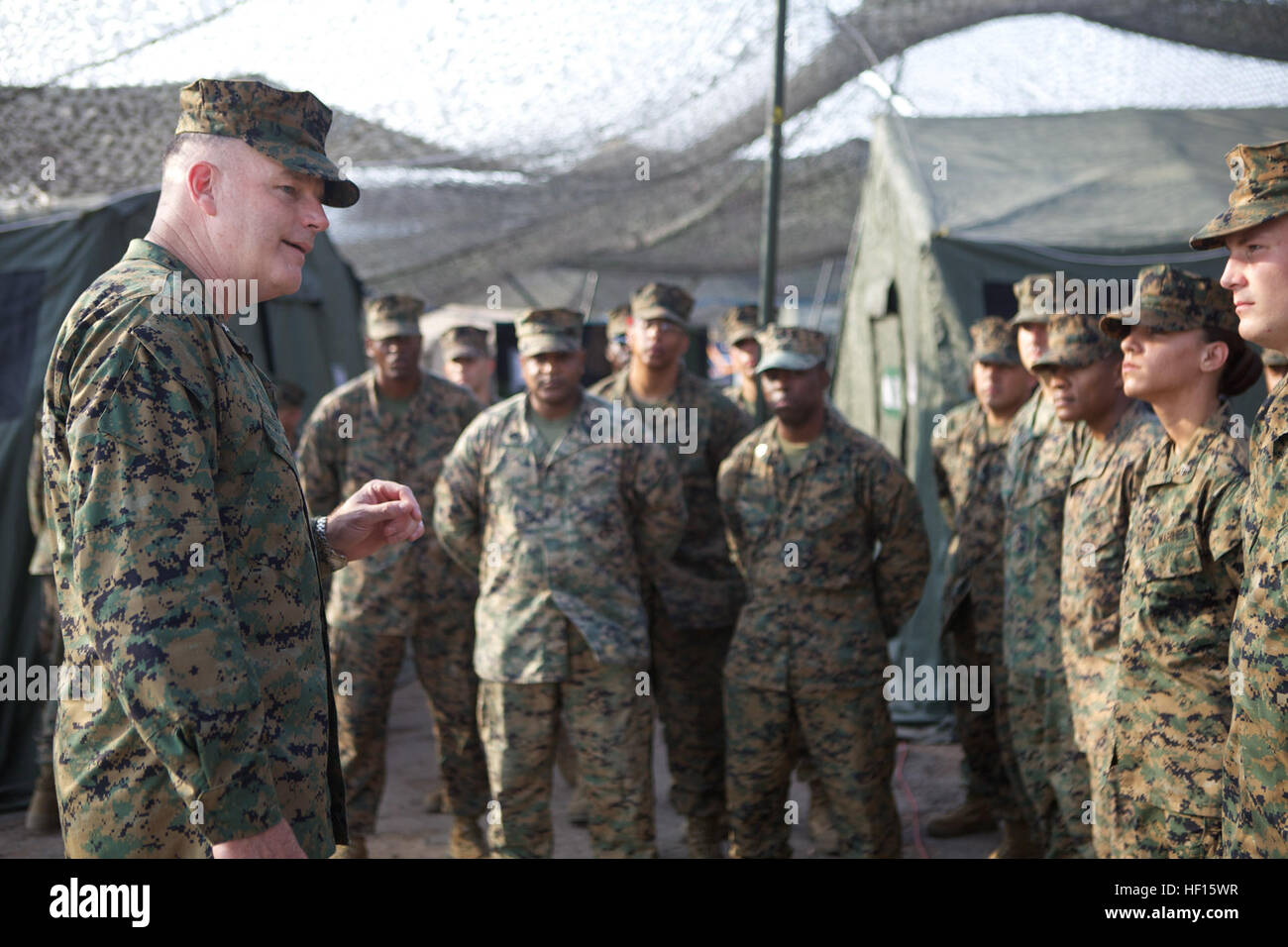 U.S. Marine Brig. Gen. Niel E. Nelson visited members of 3rd Marine ...