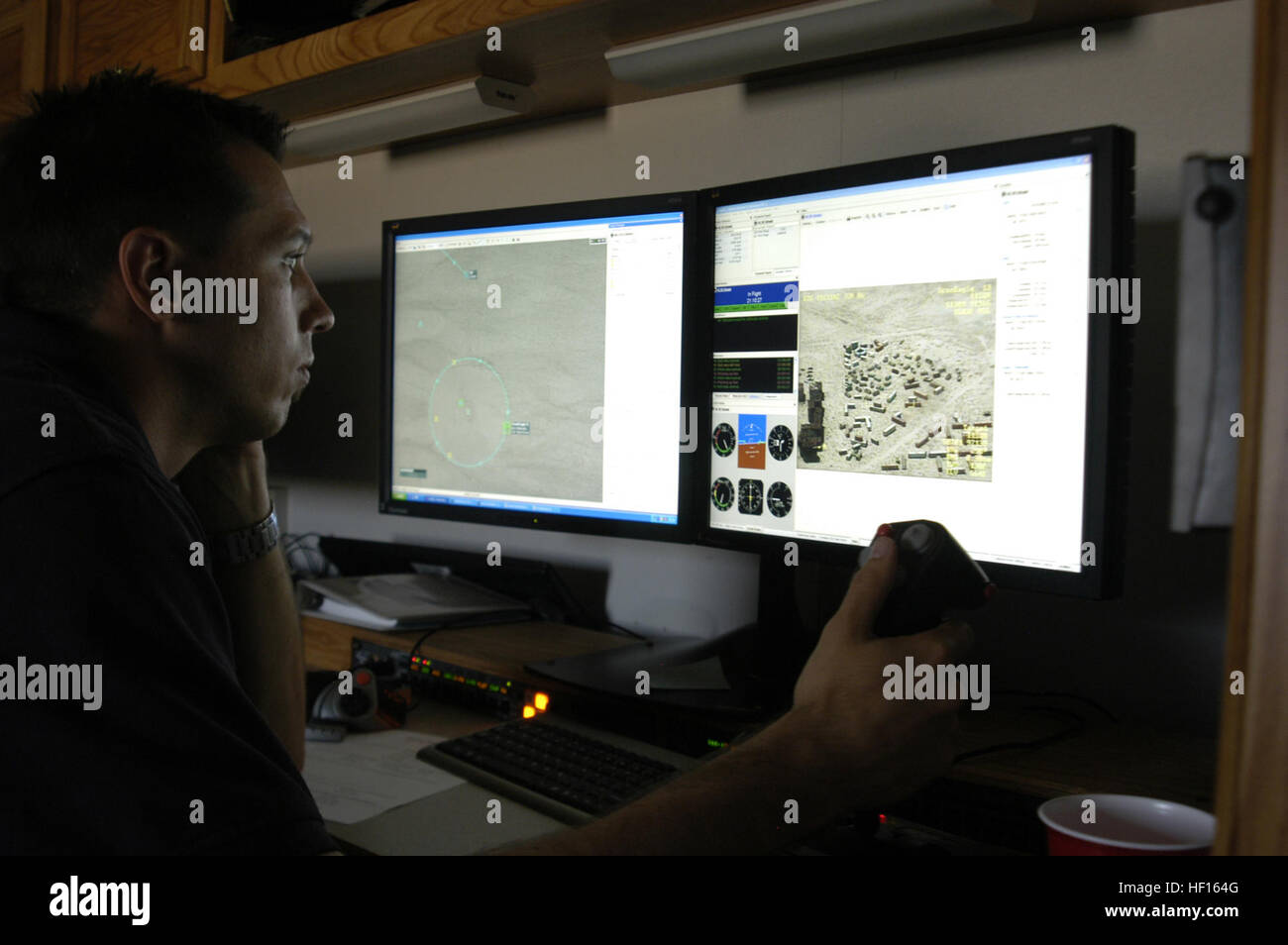 Computer screen back military hi-res stock photography and images - Alamy