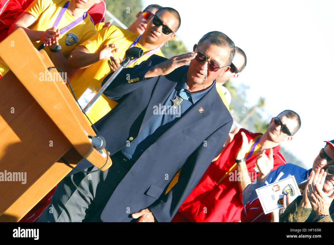 CAMP PENDLETON, Calif., (February 28, 2013)—Retired colonel and Medal ...