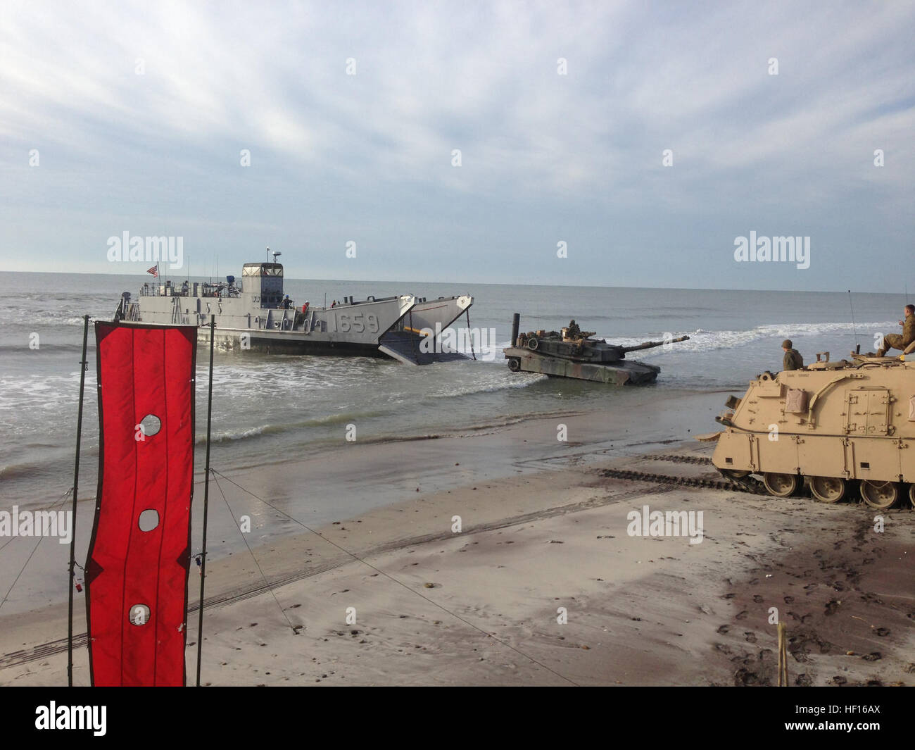 Marines with Alpha Company, 2nd Tank Battalion, 2nd Marine Division ...