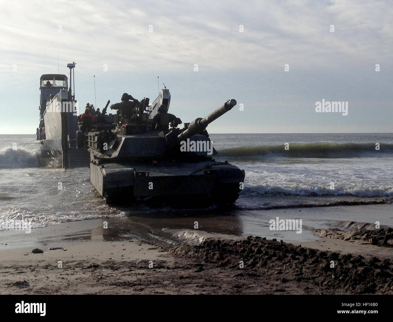 Marines with Alpha Company, 2nd Tank Battalion, 2nd Marine Division ...