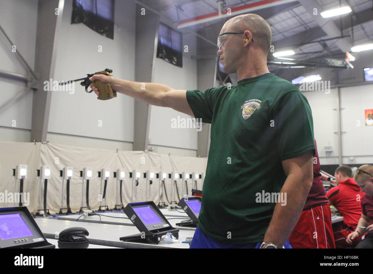 A French Army field medic participates in the Wounded Warrior Shooting ...