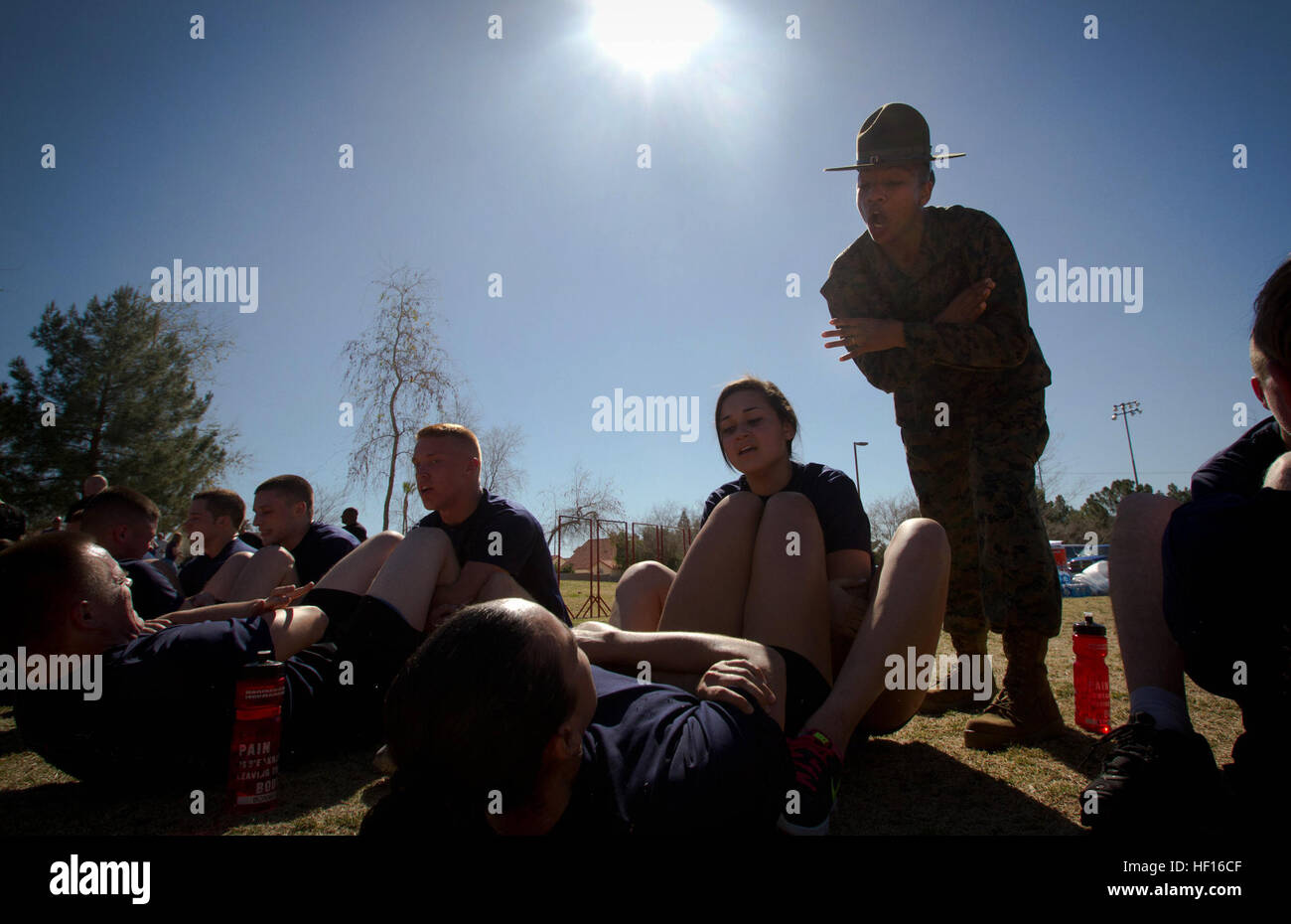 Drill instructor tug of war hi-res stock photography and images - Alamy