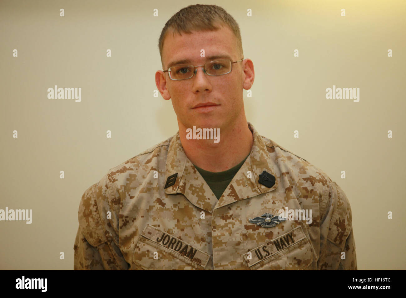 Seaman Bryant P. Jordan, an x-ray technician with 2nd Medical Battalion ...