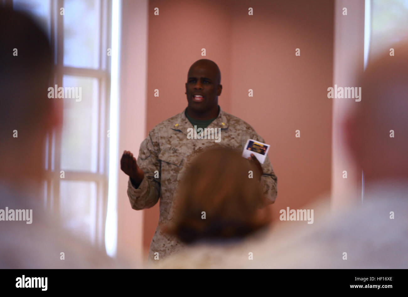 Maj. LeRon E. Lane, the communications officer with 2nd Marine ...
