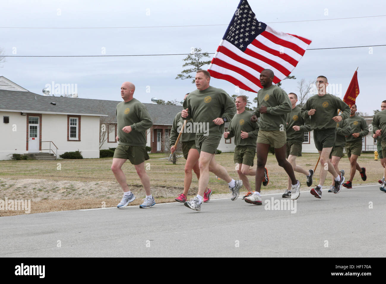 Colonel Paul F. Bertholf (left), Commanding Officer, Marine Corps ...
