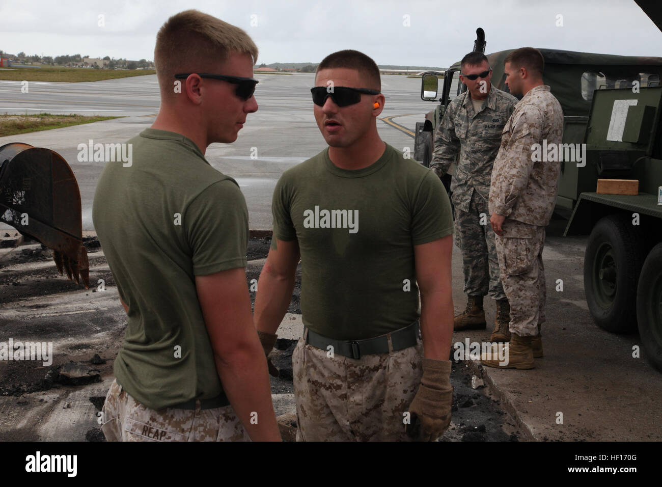 130321-M-LN208-030 ANDERSEN AIR BASE, Guam – Marines team up with ...