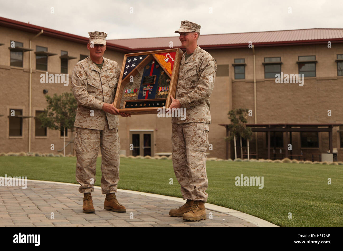 Colonel Tracy W. King, commanding officer, Combat Logistics Regiment 15 ...