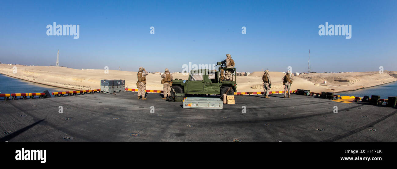 The 26th Marine Expeditionary Unit (MEU) Marines, assigned to ...