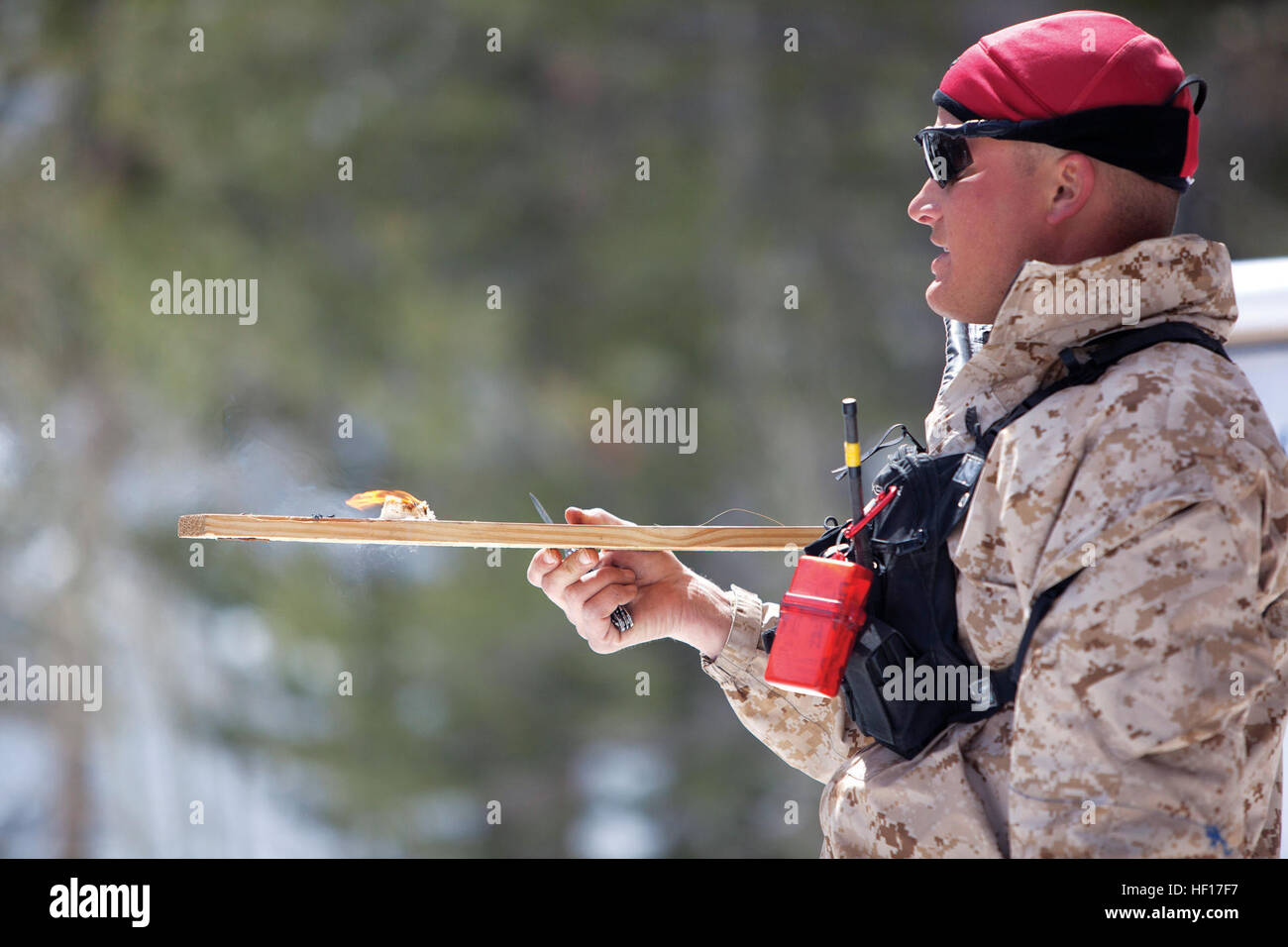 Staff Sgt. Scott Coffin, a Mountain Warfare Training Center instructor ...