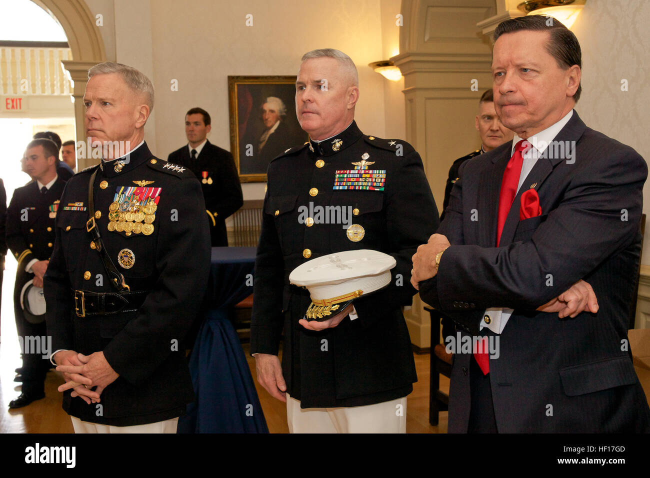 The 35th Commandant of the Marine Corps, Gen. James F. Amos, left ...
