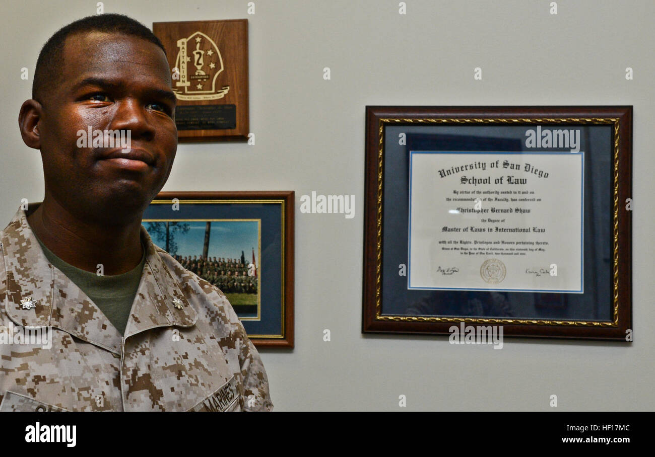 Lt. Col. Christopher B. Shaw, Marine Corps Base Quantico Staff Judge ...