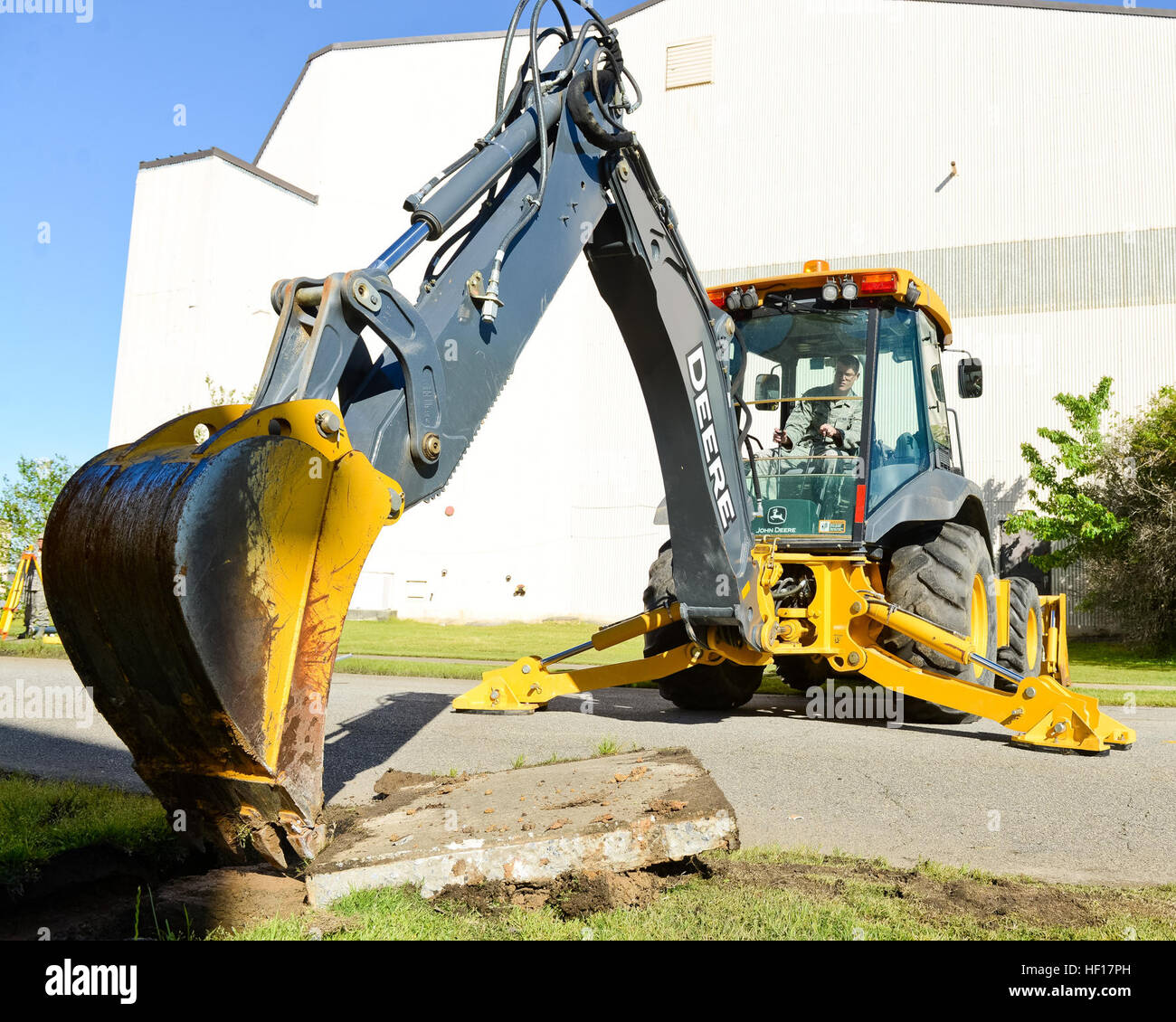 U.S. Air Force Senior Airman Shane Kilgore, a heavy equipment operator ...