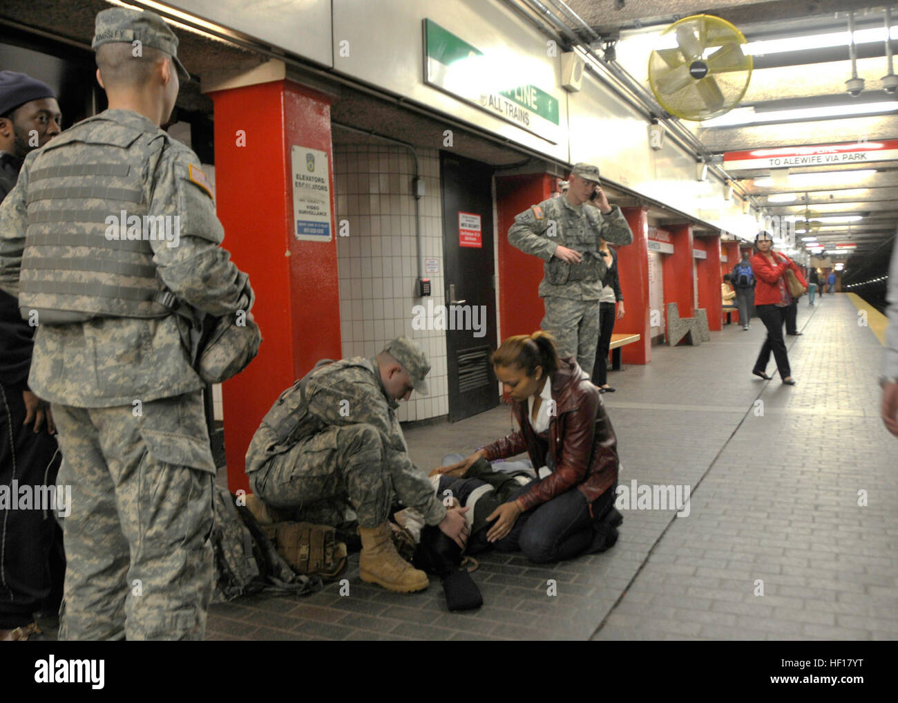 U.S. Army Spc. Christopher Abele, center, a health care specialist with ...