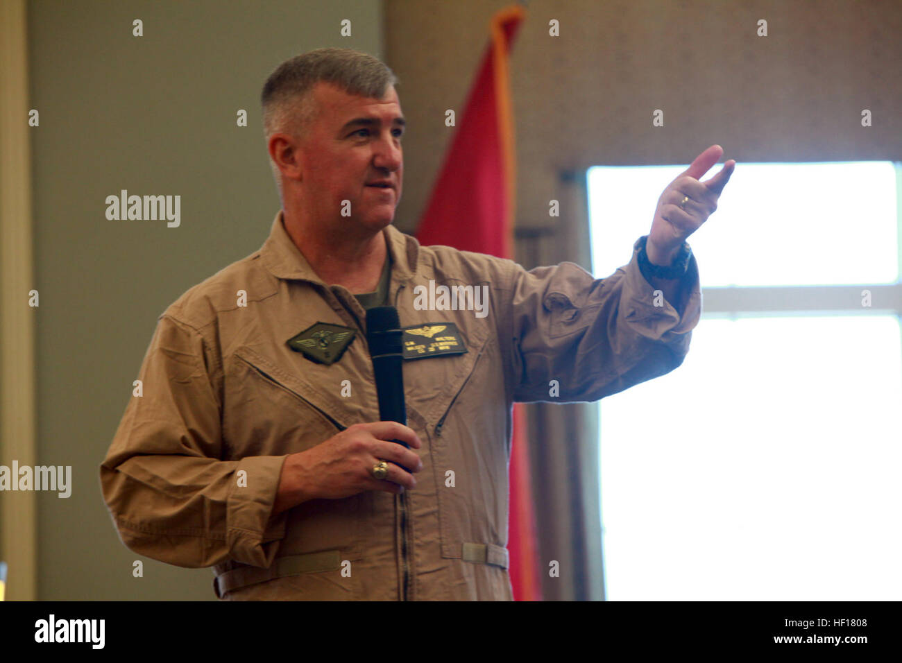 Marine corps general addresses hi-res stock photography and images - Alamy