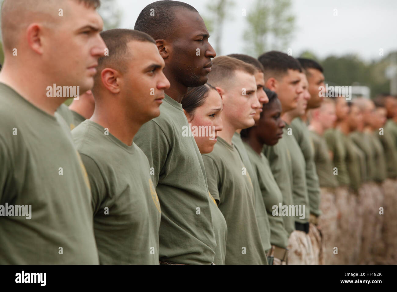 U. S. Marines of Headquarters and Service Company, Marine Corps Combat ...