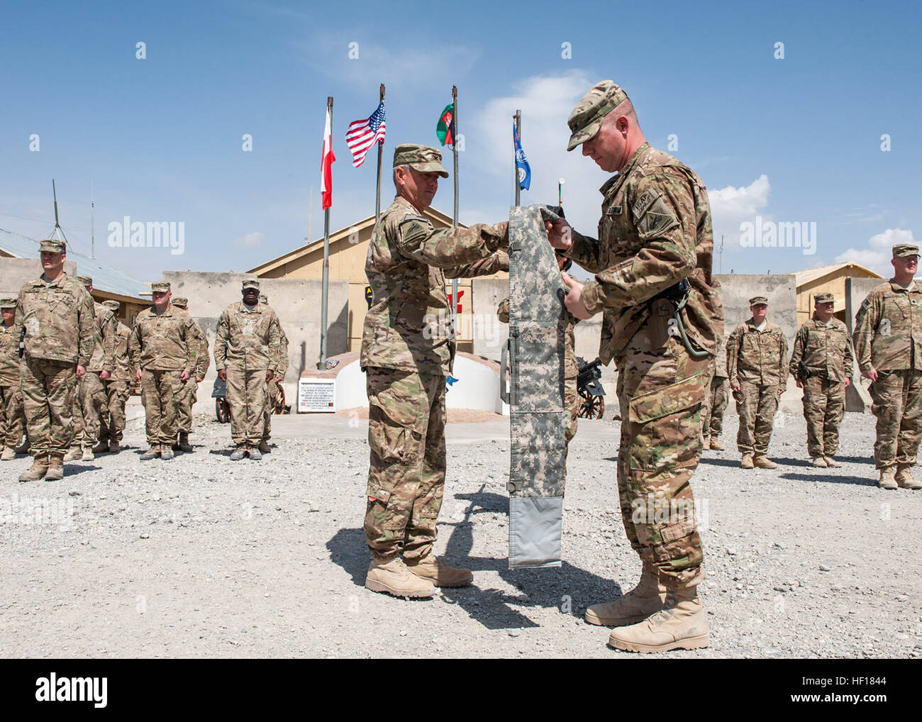 U.S. Army Col. Terry Cook the commanding officer of the 4th Brigade ...