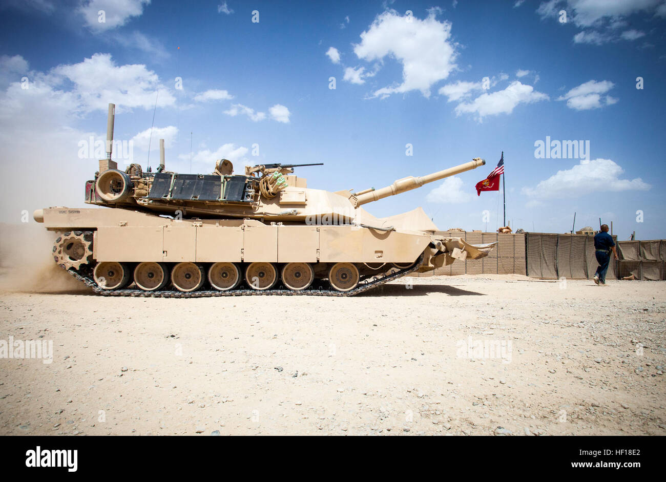 U.S. Marines with Delta Company, 1st Tank Battalion, Regimental Combat ...