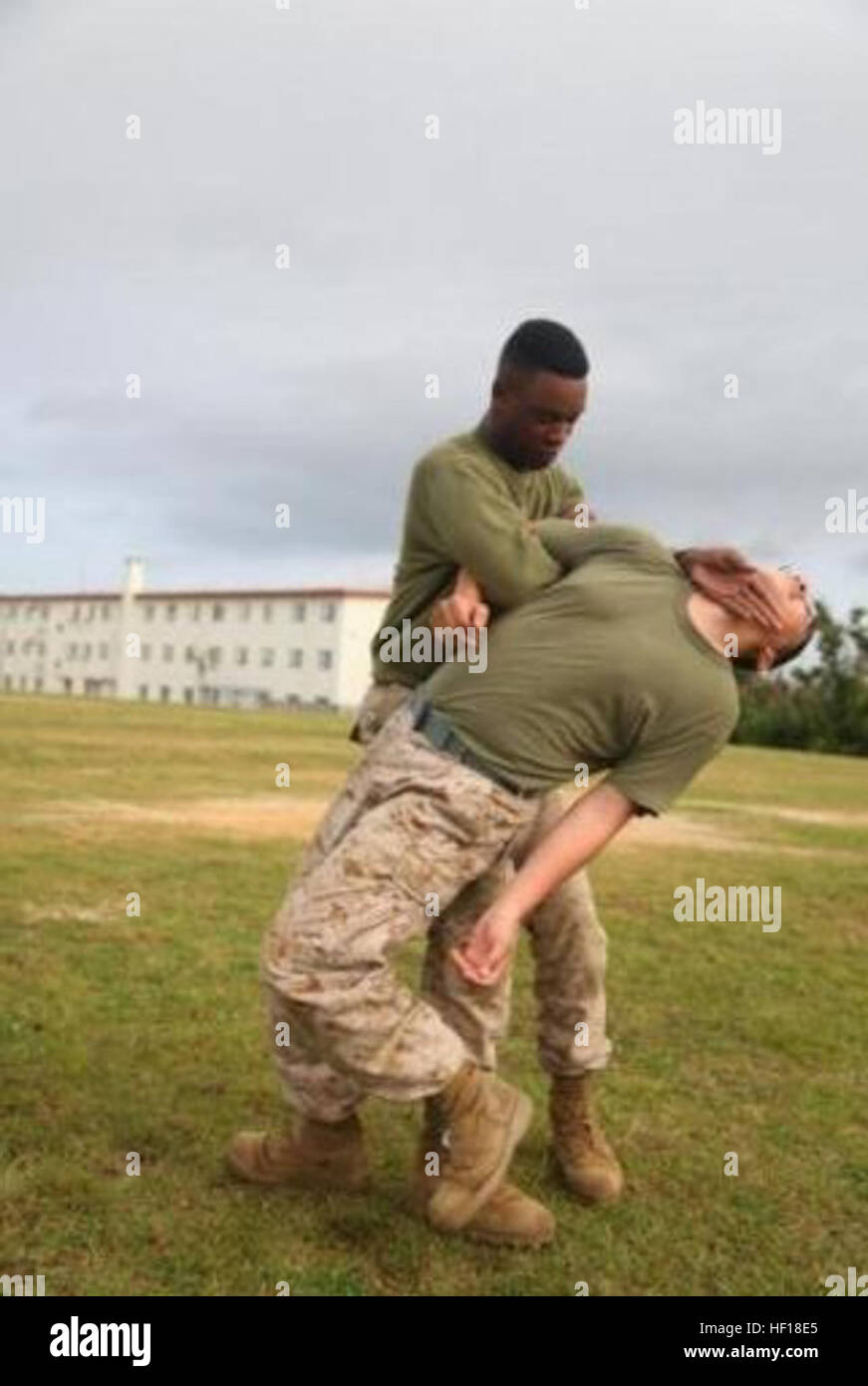 Lance Cpl. Alex T. William practices a mechanical advantage control ...