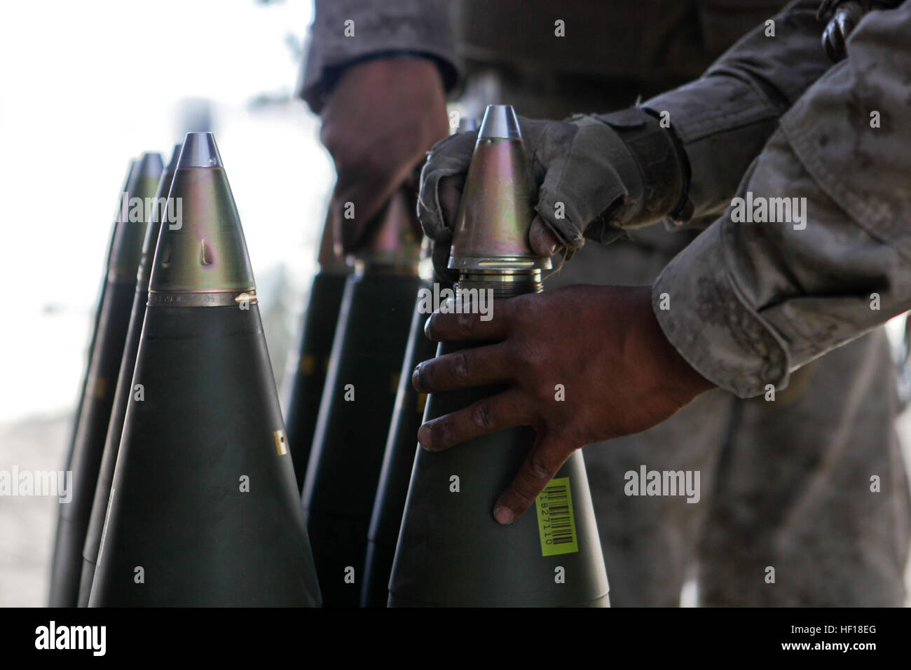 U.S. Marine Corps Lance Cpl. Dantrell Prince, a field artillery ...