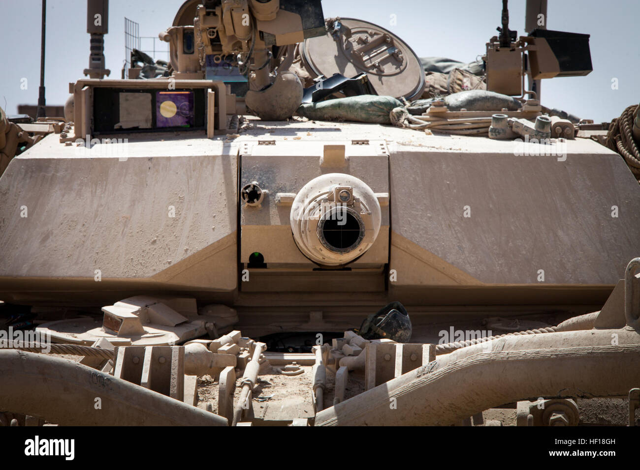 U.S. Marines with Delta Company, 1st Tank Battalion, Regimental Combat ...