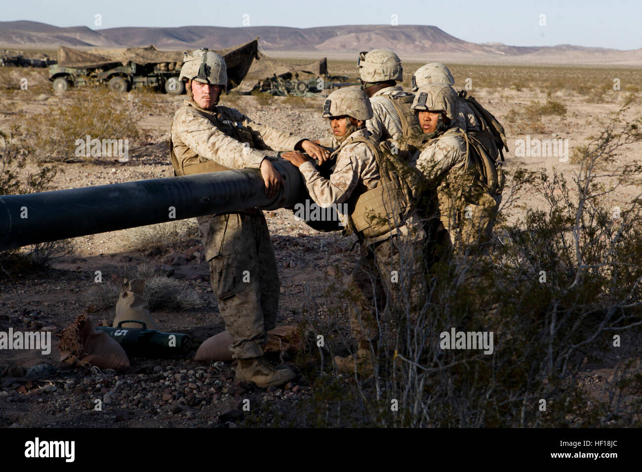 U.S. Marines with Battery G, 2nd Battalion, 11th Marine Regiment ...