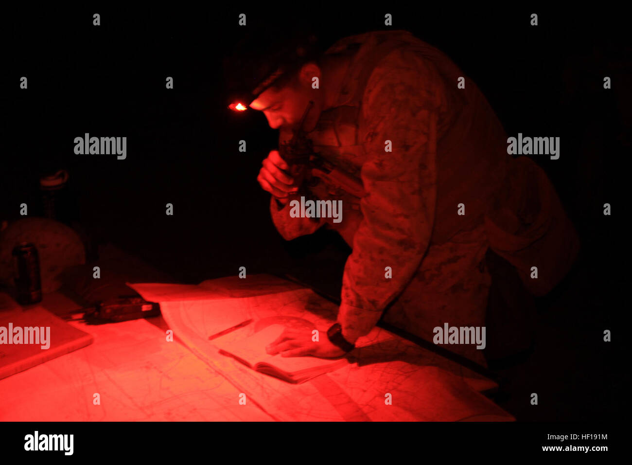 Second Lt. Pascual Eley, a fire directions officer serving with 2nd ...
