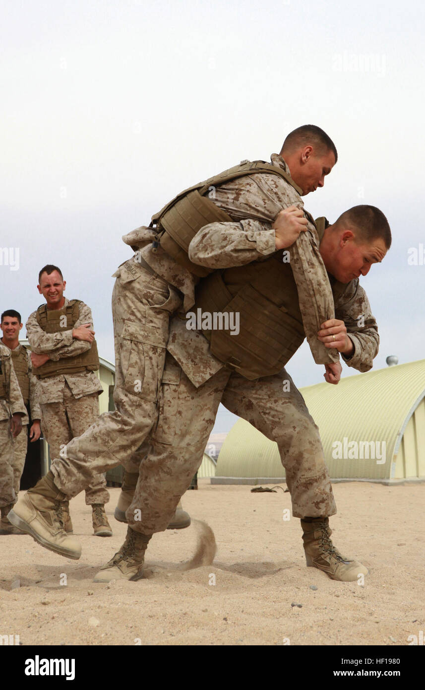 Combat Logistics Battalion 6, 2nd Marine Logistics Group, set up its ...