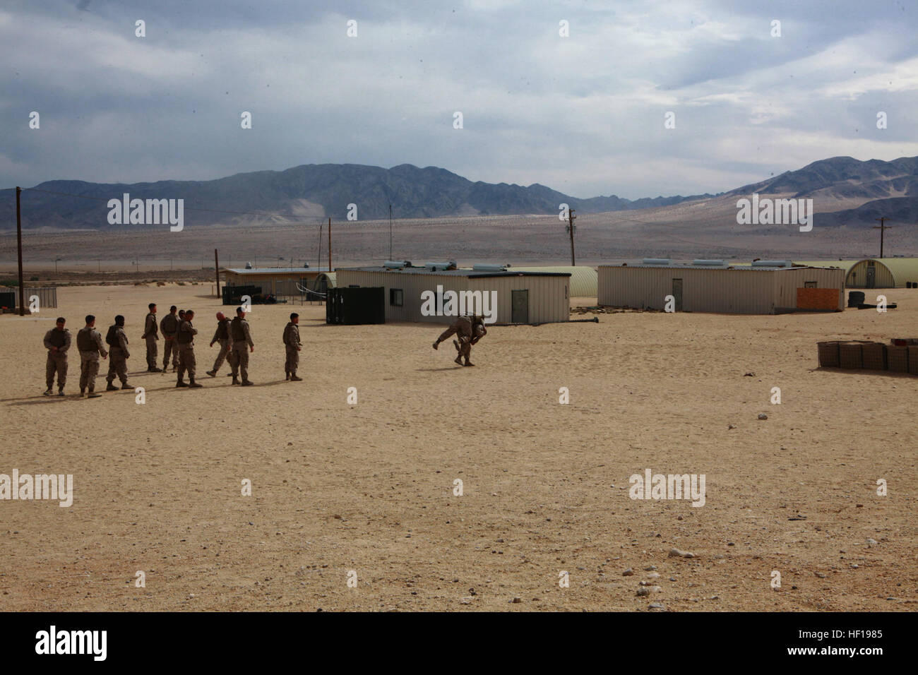 Combat Logistics Battalion 6, 2nd Marine Logistics Group, set up its ...