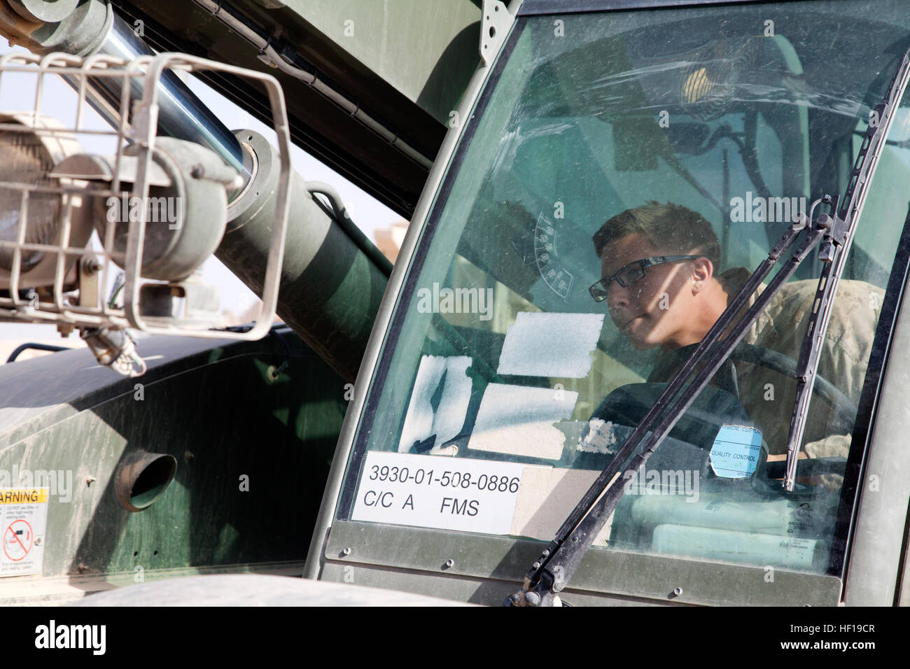 U.S. Marine Corps Cpl. Trevor Rush, a motor transportation operator ...