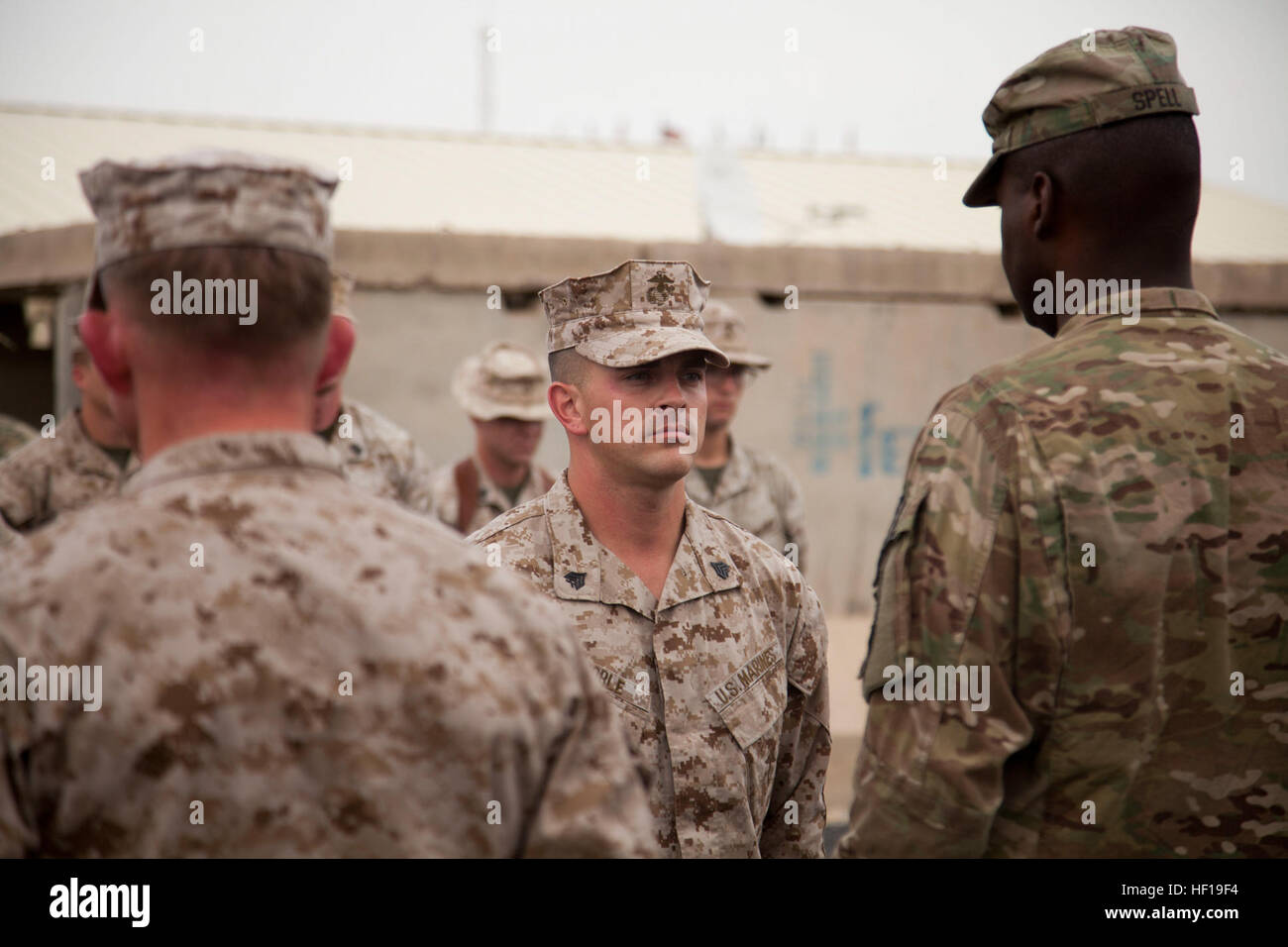U.S. Marine Corps Sgt. Philip Noble with Headquarters Company ...