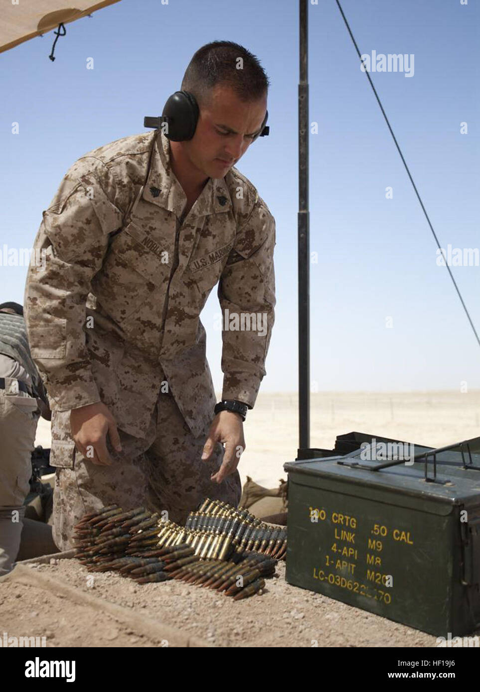 U.S. Marine Corps Sgt. Philip Noble with Headquarters Company ...