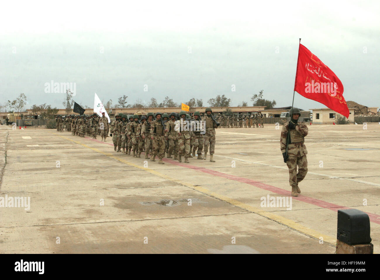070109-M-8299S-015 Camp Fallujah, Iraq (Jan. 9, 2007) - Members of the ...