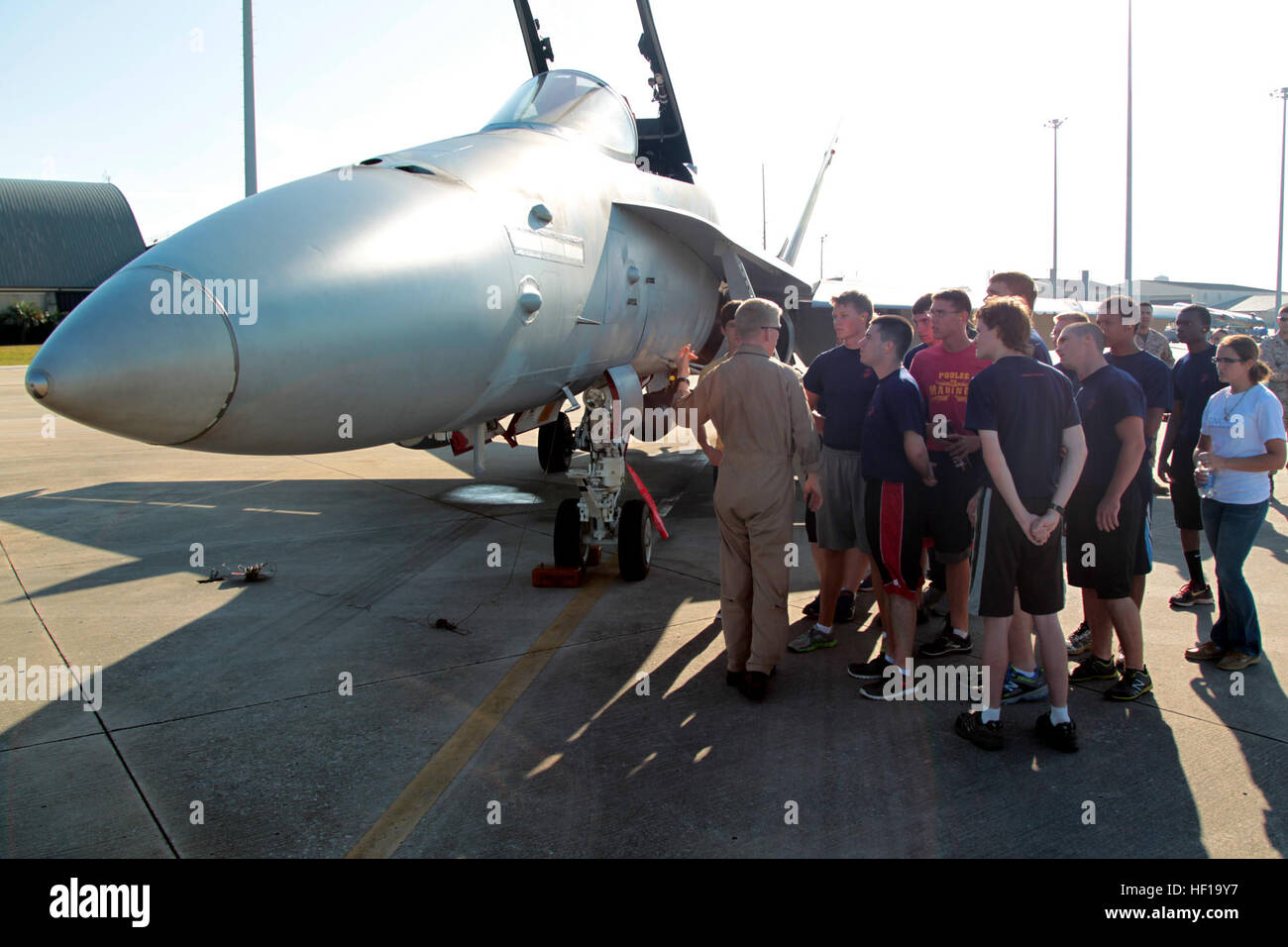 Poolees from Panama City, Florida, visited Marine Fighter Attack ...