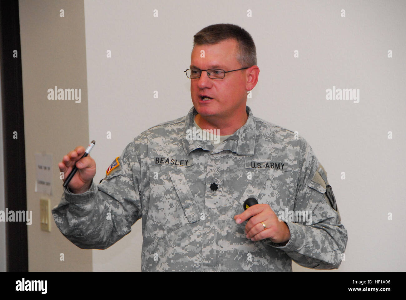Lt. Col. Jack Beasley, deputy commander and administrative officer for ...