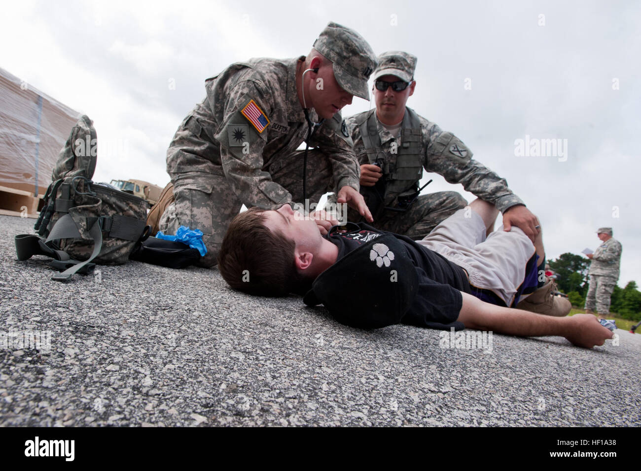 U.S. Army Capt. Mark Dutton a physician assistant with the 351st ...