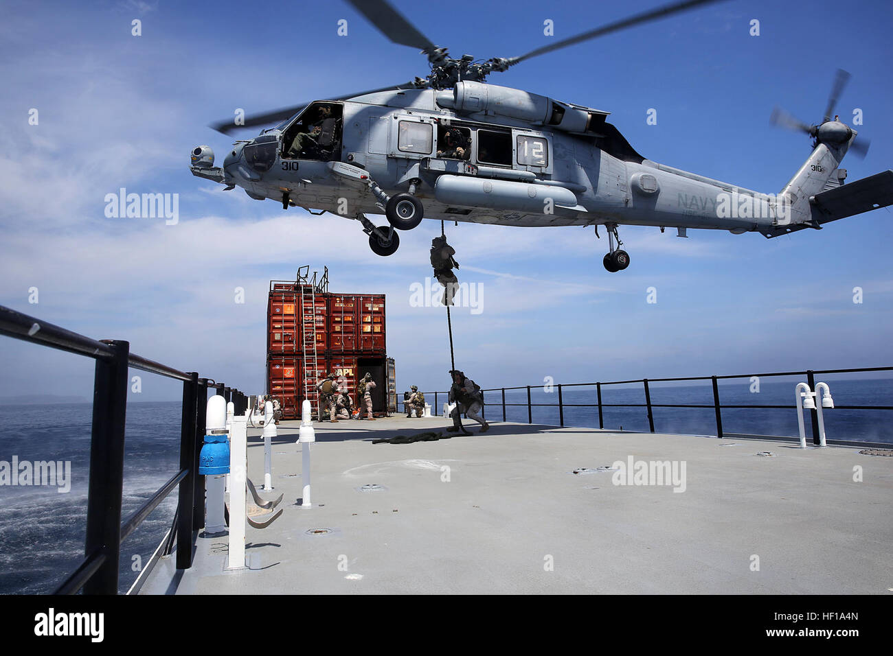 Members of 1st Marine Special Operations Battalion practice boarding ...