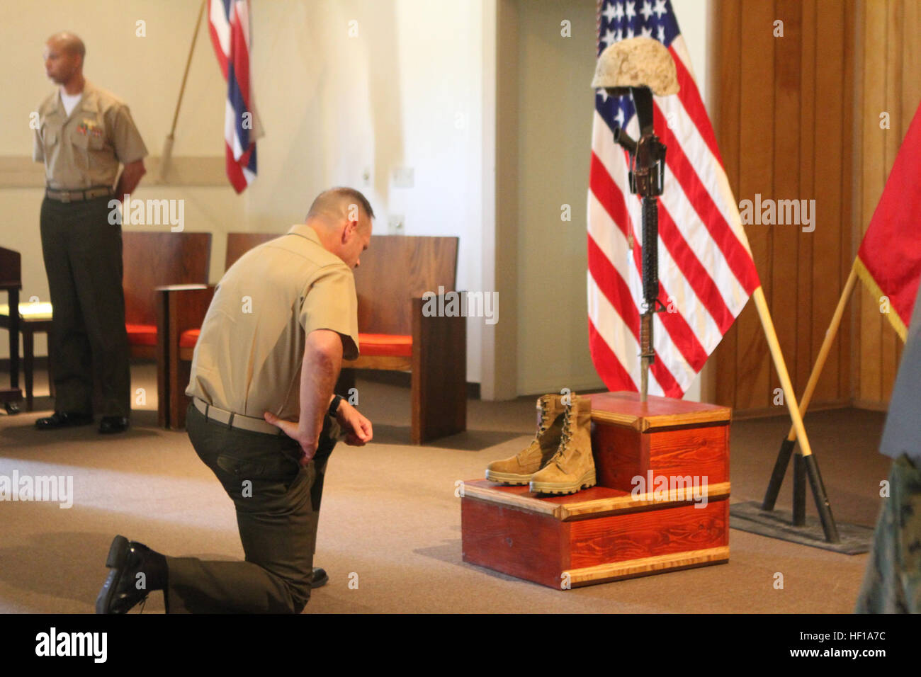 Colonel Joseph Russell, the commanding officer of Headquarters ...