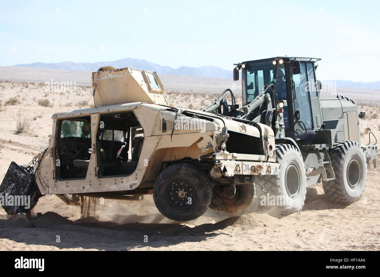 Combat Logistics Battalion 6, 2nd Marine Logistics Group, uses a tram ...