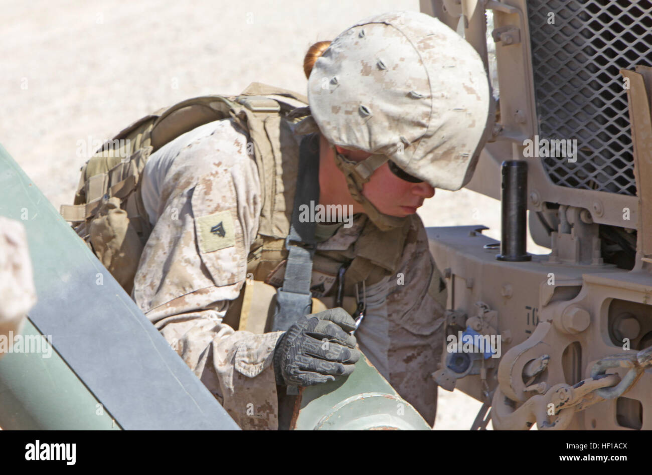 Cpl. Adrianne E. Self, a Rio Rancho, N.M., native and wrecker operator ...