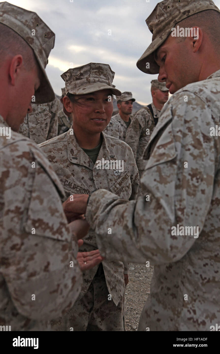 First Lt. Christine Calderon, a Diamond Bar, Calif., native and platoon ...
