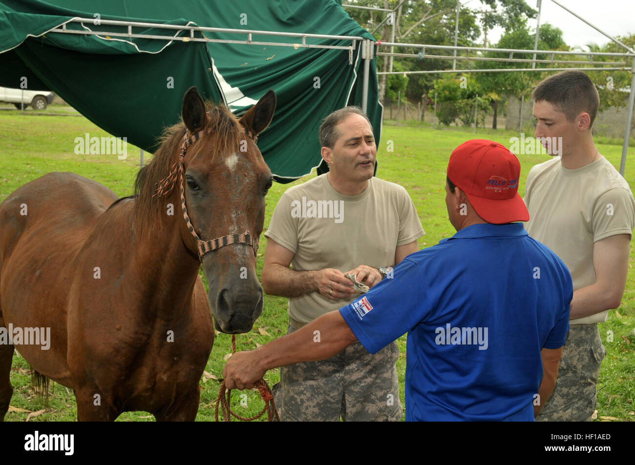 CANTINA, Panama (May 29, 2013) - Capt. John Turco, a veterinarian with ...