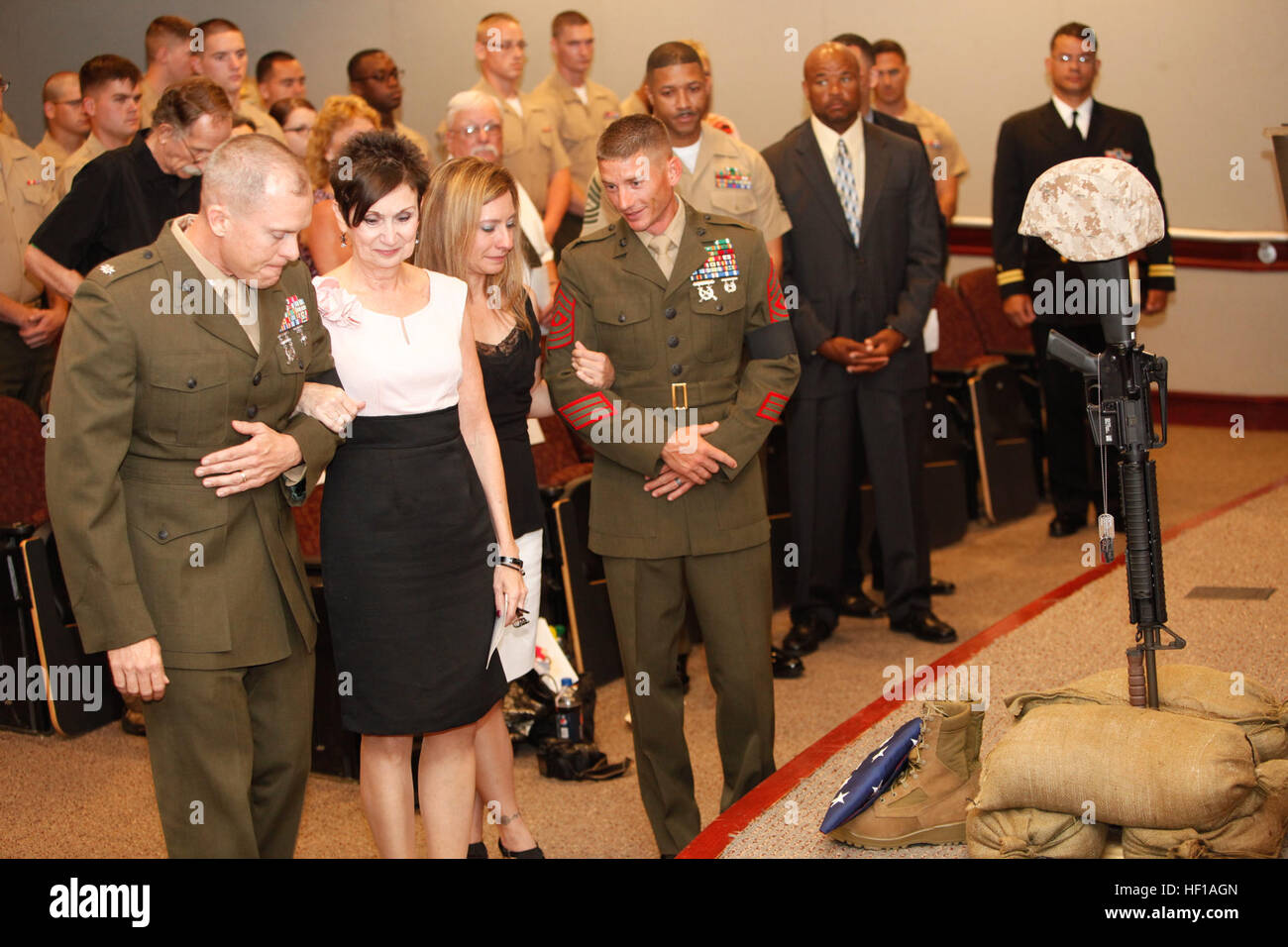 Memorial service held camp hi-res stock photography and images - Alamy