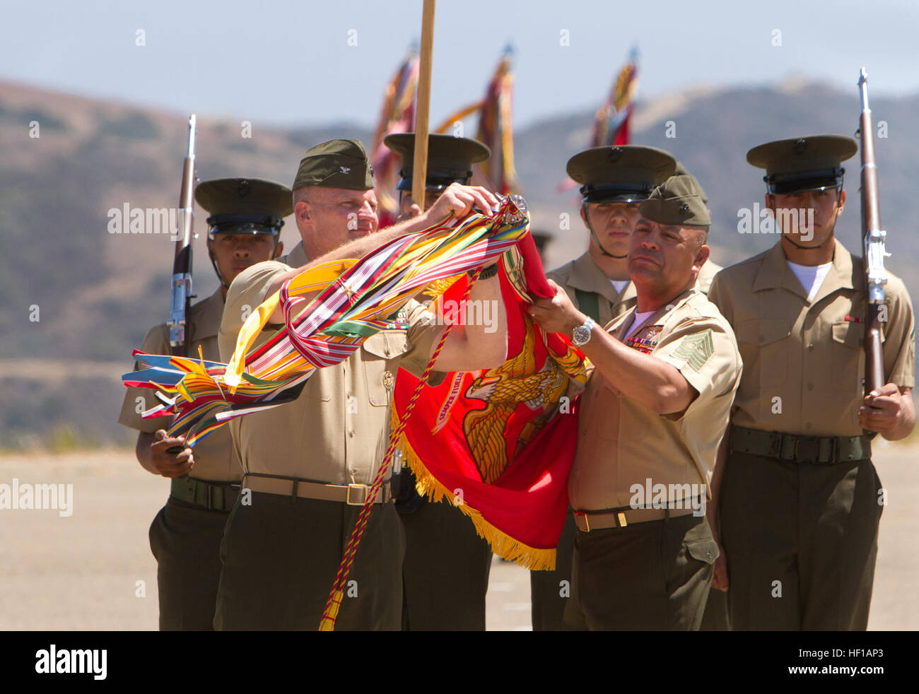 Colonel Roger B. Turner, the 5th Marine Regiment commanding officer ...