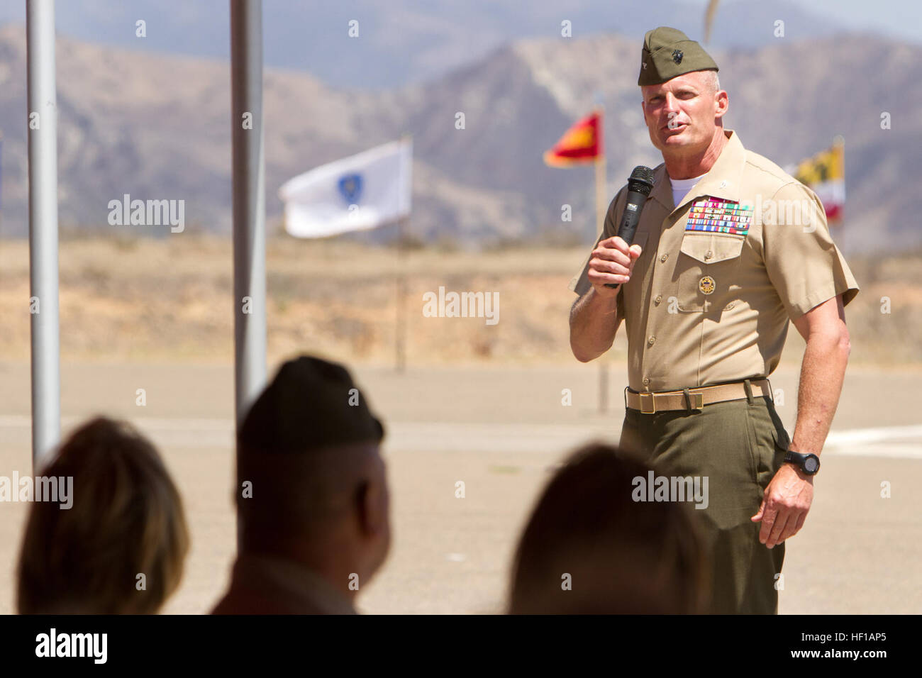 Colonel Roger B. Turner, the 5th Marine Regiment commanding officer ...