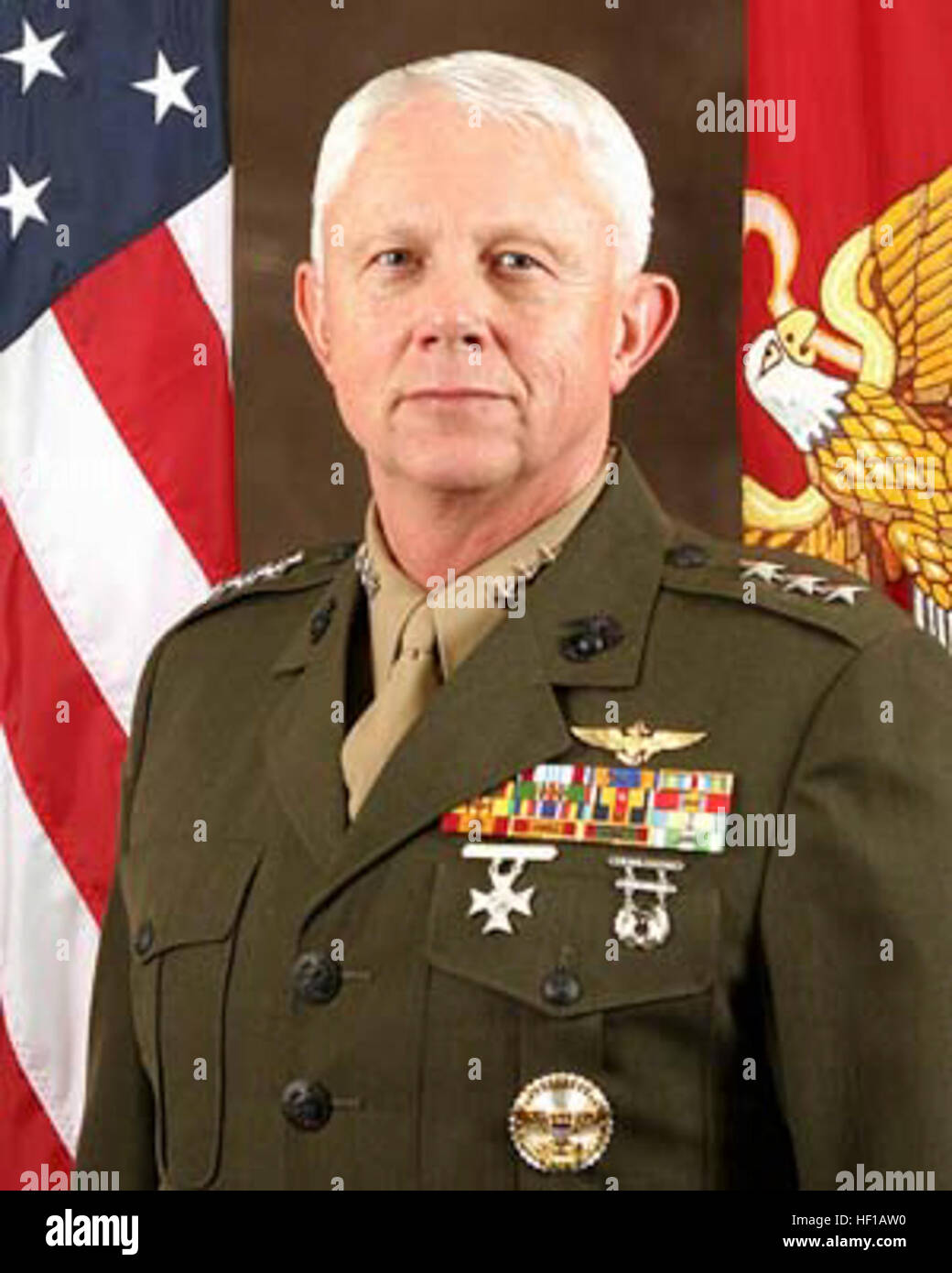 LtGen JohnWBergman USMC Stock Photo - Alamy