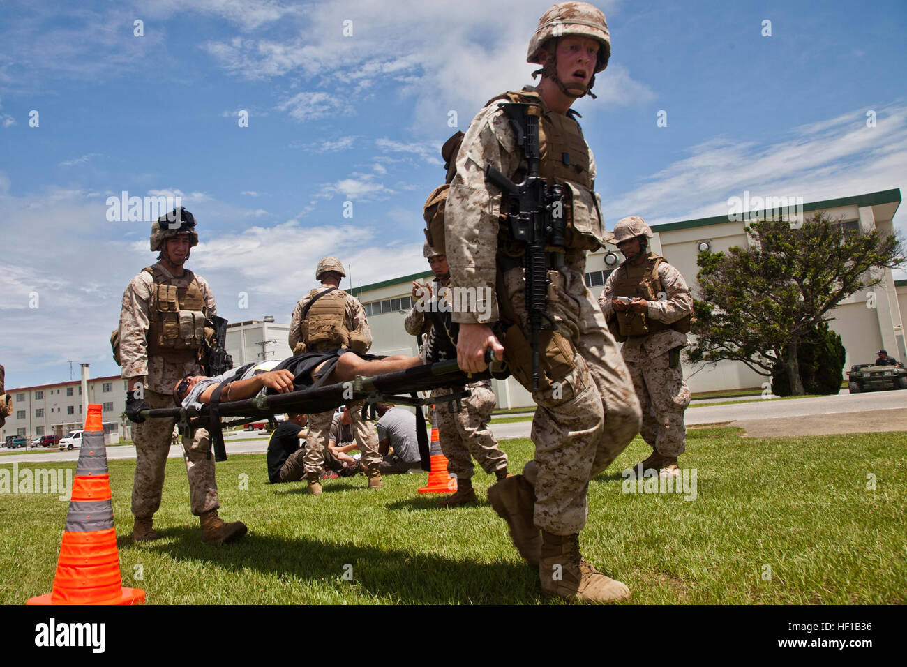 U.S. Marines in Combat Logistics Battalion (CLB), assigned to 31st ...