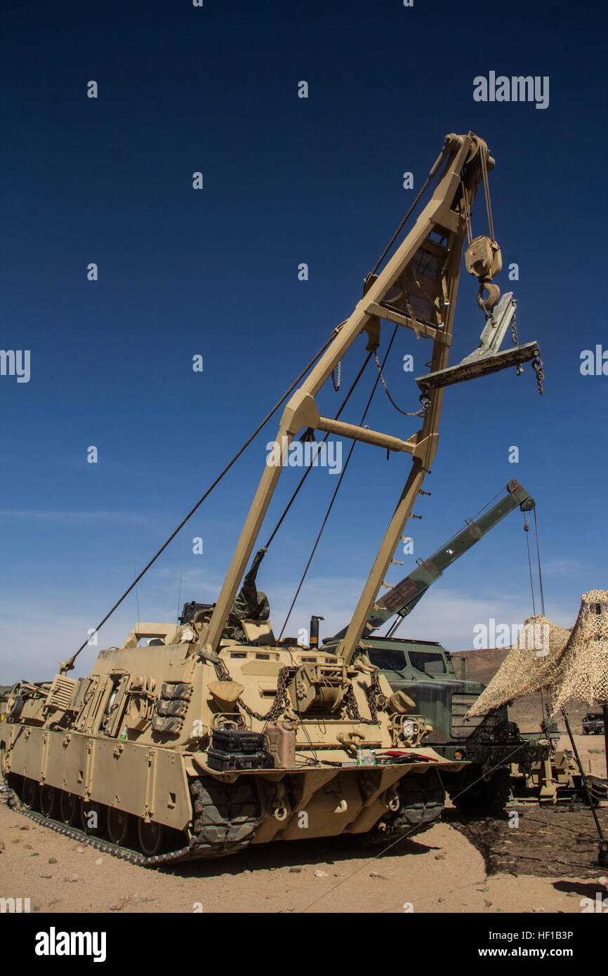 The M-88A2 Hercules, assigned to Combat Logistics Battalion 26, the ...