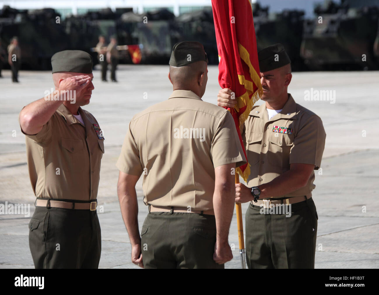 Lieutenant Col. Patrick W. McCuen prepares to transfer duties as ...