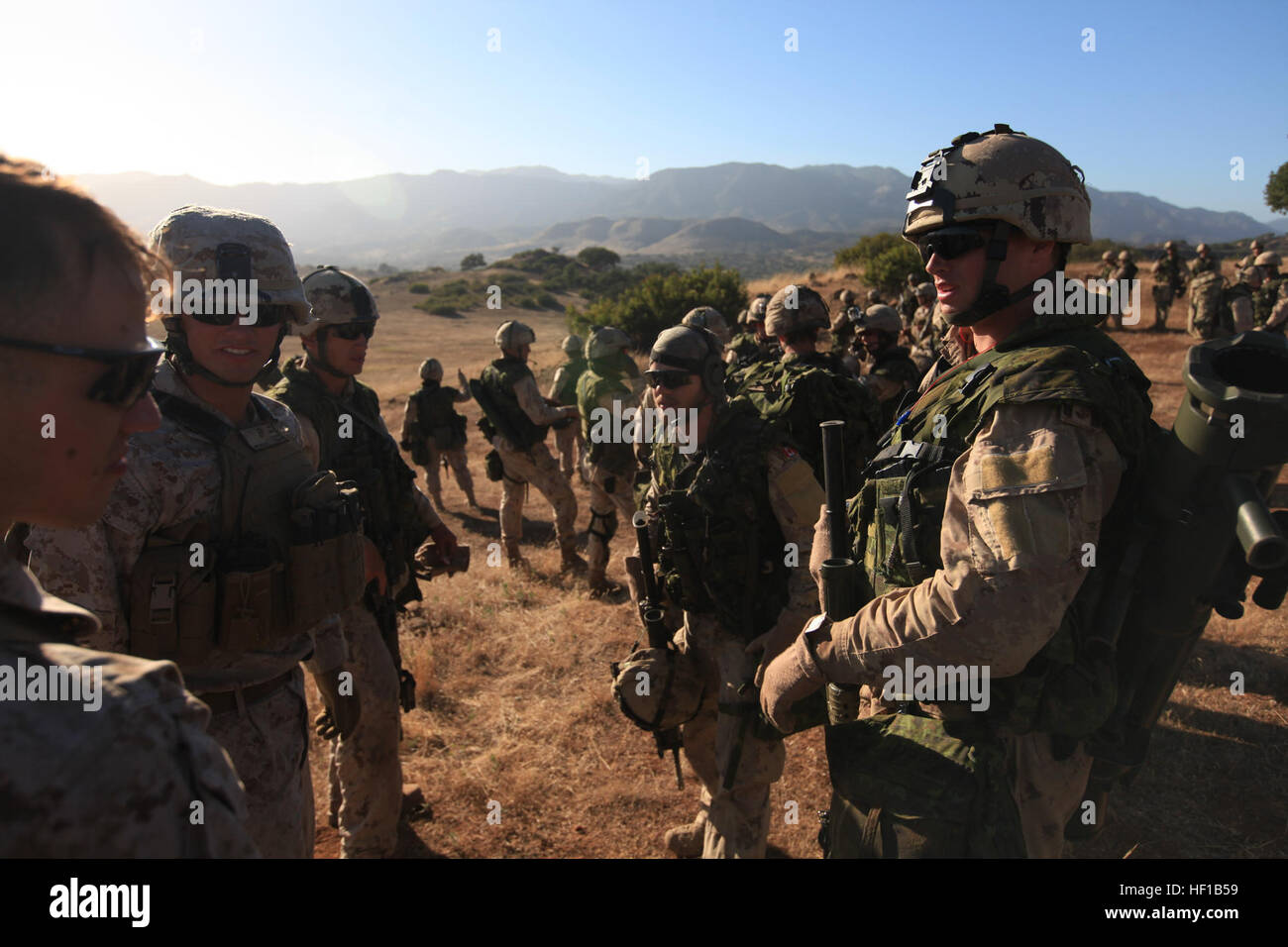 U.S. Marines from Alpha Company, 1st Battalion, 1st Marine Regiment ...